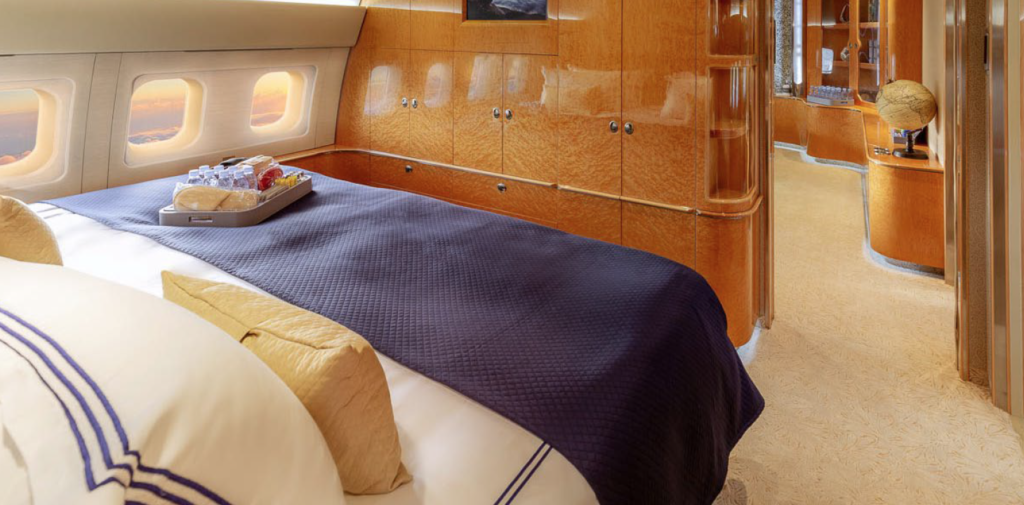 The Opulent Interior of our Boeing 767 Private Jet Charter - Sentinel ...